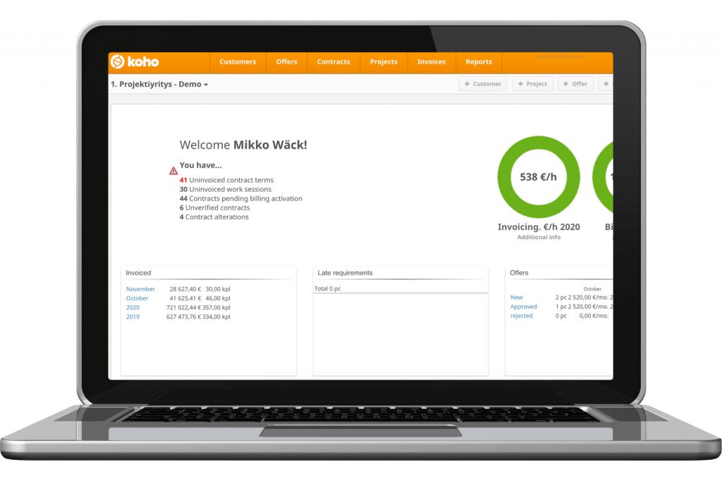 Professional service automation software for accounting firms | Koho Sales